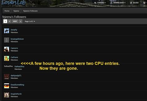 Who Is CPU General Discussion LoversLab Who Is CPU General Discussion LoversLab