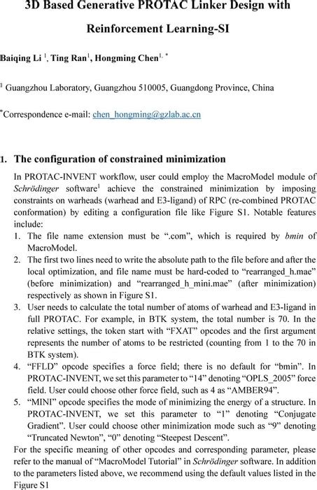 3d Based Generative Protac Linker Design With Reinforcement Learning Theoretical And