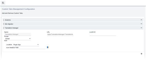 Configuring Ingeniux Manager Tab Configuring Ingeniux Manager Tab