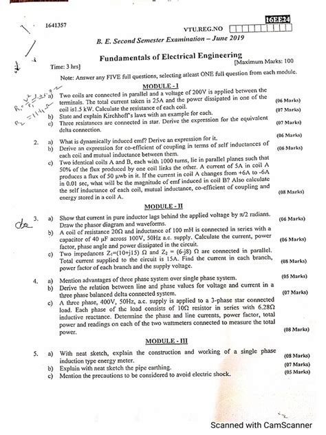 1sem Previous Year Qp Pdf