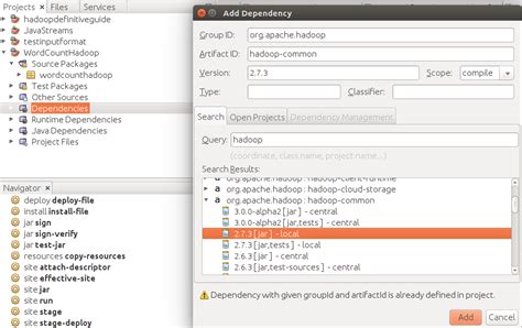 Hadoop Programing With Maven And Netbeans CodeProject