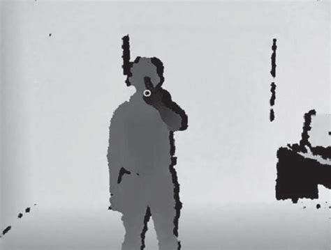 Palm Location Detection In A Depth Image The Yellow Circle Is The Download Scientific Diagram