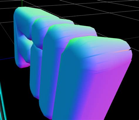Javascript Further Smooth The Vertices Of Threetextgeometry Object