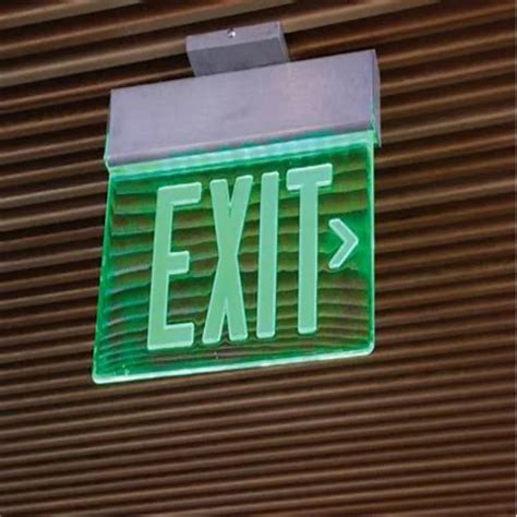 Green Led Exit Sign Board Shape Rectangle Dimensions 8 X4 Inch At Rs 850 In Nagpur Green Led Exit Sign Board Shape Rectangle Dimensions 8 X4 Inch At Rs 850 In Nagpur