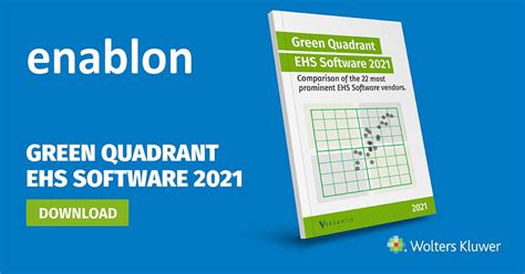 Enablon On Linkedin Green Quadrant Ehs Software 2021 Enablon®