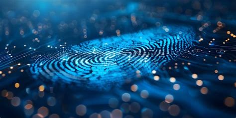 Enhancing Security With Fingerprint Scanners For Biometric Identity Verification And Data Stock