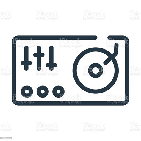 레코더 플레이어 얇은 선 아이콘 음악 개념 격리 개요 기호에서 플레이어 레코더 선형 아이콘 웹 디자인 및 앱에 대한 벡터 그림 기호 요소입니다 0명에 대한 스톡 벡터 아트