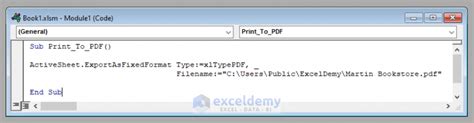 How To Print To PDF In Excel VBA With Examples And Illustrations