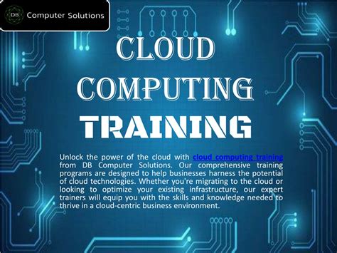 ppt cloud computing training powerpoint presentation free download