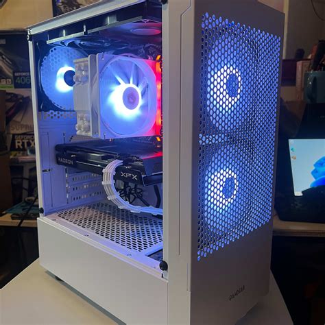 White ️ Gaming Pc Ryzen 5 3600 Rx 6650xt 32gb Ram 1tb Ssd