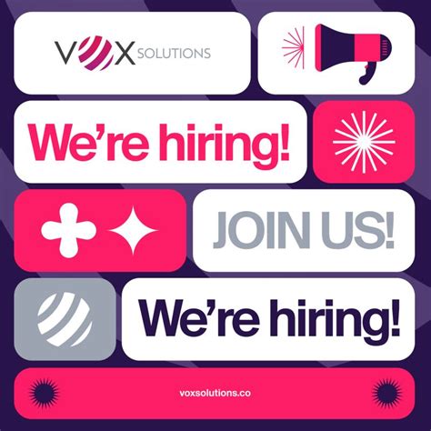 Vox Solutions On Linkedin Hiring Team Joinusnow Hiringnow Hiringalert Applynow Applytoday