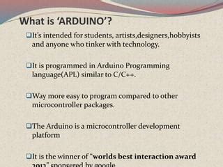 Heart Beat Detector Using Arduino PPTX Heart And Cardiovascular