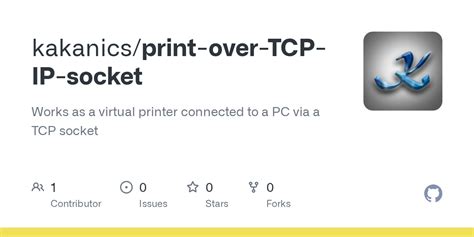 GitHub Kakanics Print Over TCP IP Socket Works As A Virtual Printer Connected To A PC Via A