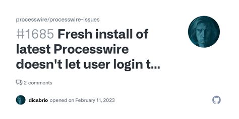Fresh Install Of Latest Processwire Doesnt Let User Login To Admin