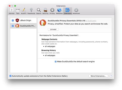 How to uninstall Duck Duck Go? - Apple Community
