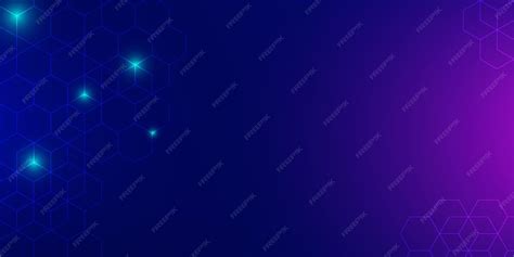 Premium Vector Abstract Geometric Hexagon Backgroundmodern Technology