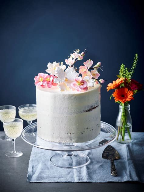 Naked Blossom Cake Next Day Delivery Patisserie Valerie