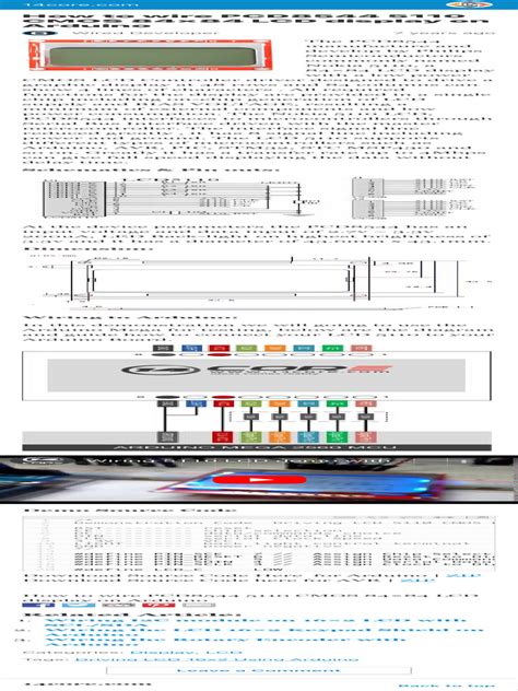 Nokia How To Wire Pcd8544 5110 Cmos 84x84 Lcd 14core Pdf Pdf Arduino Cmos