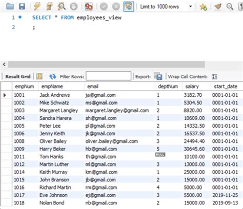Mysql Create View Tutorial With Programming Examples