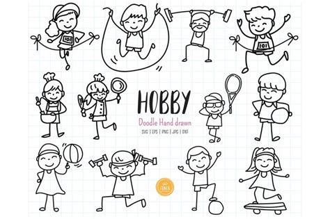 Hand Drawn Hobby Stick Figure SVG In 2024 How To Draw Hands Stick