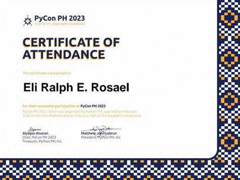 Eli Ralph Rosael On Linkedin Ugnayan Pyconph2023 Pyconph Pythonph