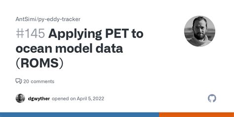 Applying PET To Ocean Model Data ROMS Issue 145 AntSimi Py Eddy Tracker GitHub