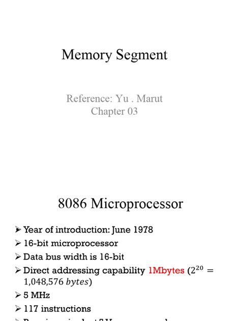 Lecture 3 Memory Segment Pdf Bit Computer Programming