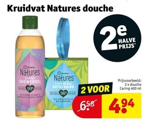 Kruidvat Natures Douche Promotie Bij Kruidvat