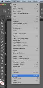 How To Send An InDesign File Printing Partners