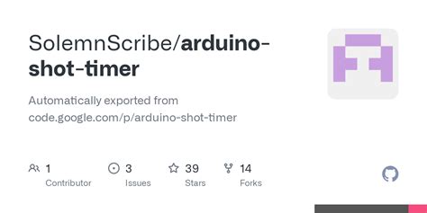 Github Solemnscribearduino Shot Timer Automatically Exported From