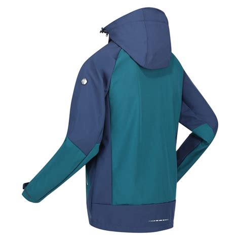 Regatta Mens Hewitts Vii Hooded Lined Softshell Jacket Portstewart