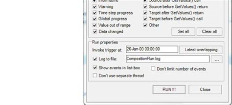 Openmi Configuration Editor Run Properties Window Download Scientific