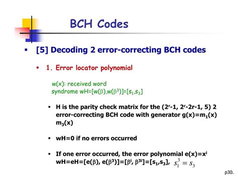 Ppt Bch Codes Powerpoint Presentation Free Download Id3405744