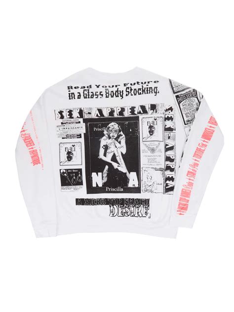 Sex Appeal Newsprint Sweatshirt 1 Xposed