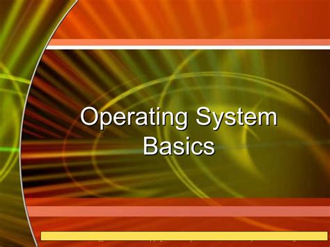 Opreting System Pptx