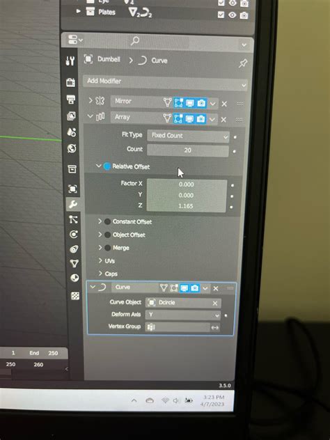 Rotating An Array Of Objects That Are Using A Circular Curve Modifier