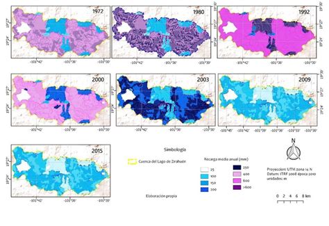 Spatial And Temporal Distribution Of Recharge Download Scientific
