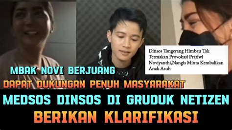 Usai di serbu netizen kepala dinsos klarifikasi,Pratiwi noviyanthi akan berjuang keras - YouTube