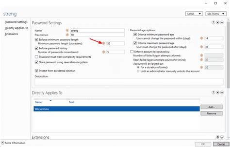 Minimum Password Length Default Domain Policy Versus Set Addefaultdomainpasswordpolicy 4sysops