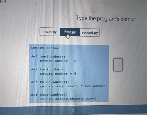 solved type the program s outputtype the program s output