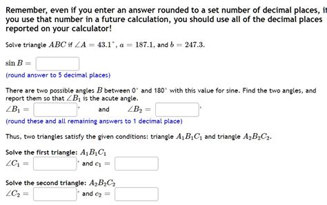 remember even if you enter an answer rounded to a set number of