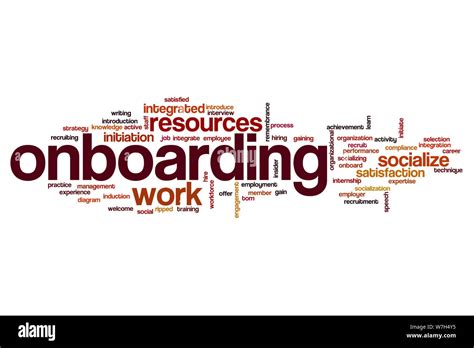 Onboarding Word Cloud Stock Photo Alamy