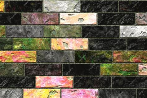 Premium Photo Panorama Of Block Pattern Of White Stone Cladding Wall