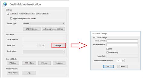 connect dualshield iis agent to dualshield sso server for owa