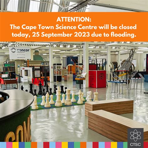 Ctsc Closed On 25 September Due To Flooding Cape Town Science Centre
