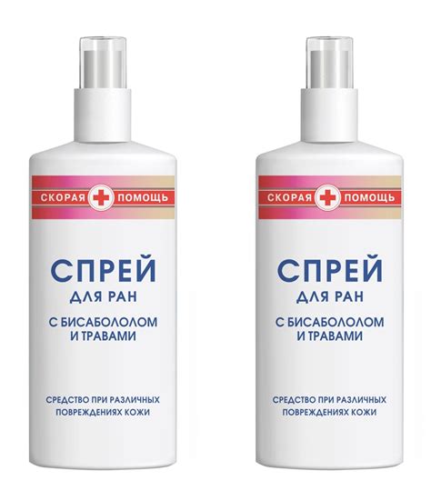 Спрей для ран антисептический Скорая Помощь с бисабололом и травами 250 ...