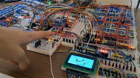 My 8 Bit Computer Runs Simple Animation Program Srinivasa Moorthy S A