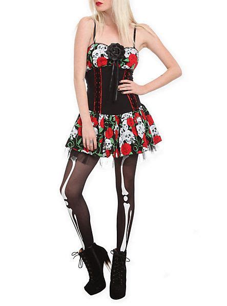 Hot Topic Hot Topic Halloween Sugar Skull Costume Dress Day Of The