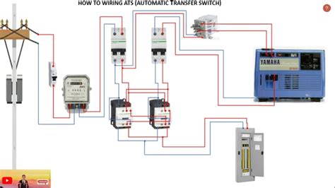 Automatic Power Transfer Switch Circuit Diagram