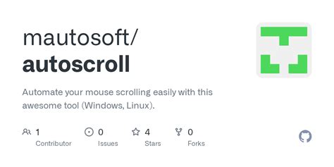 Github Mautosoftautoscroll Automate Your Mouse Scrolling Easily With This Awesome Tool